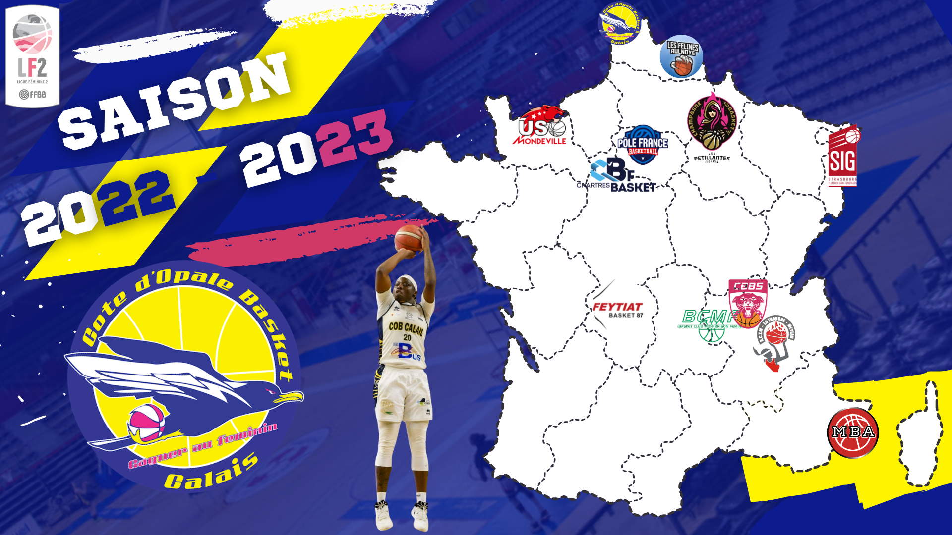 🏀 𝐂𝐚𝐥𝐞𝐧𝐝𝐫𝐢𝐞𝐫 𝐋𝐅𝟐 🏀 - COB CALAIS