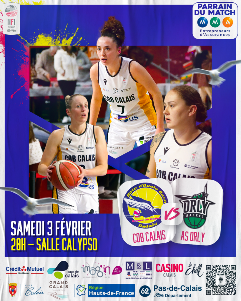 NF1 - Journée 15 - COB Calais VS AS Orly - COB CALAIS