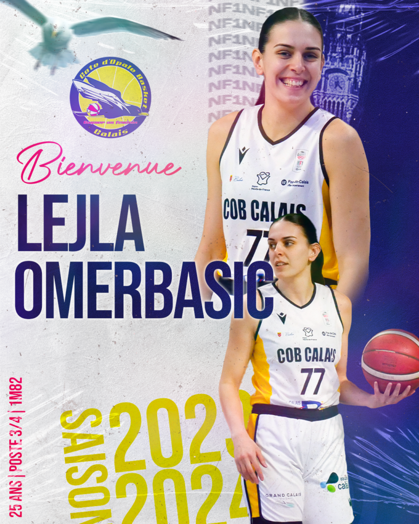 Lejla Omerbasic, la nouvelle recrue du COB Calais ! 🔵🟡 - COB CALAIS